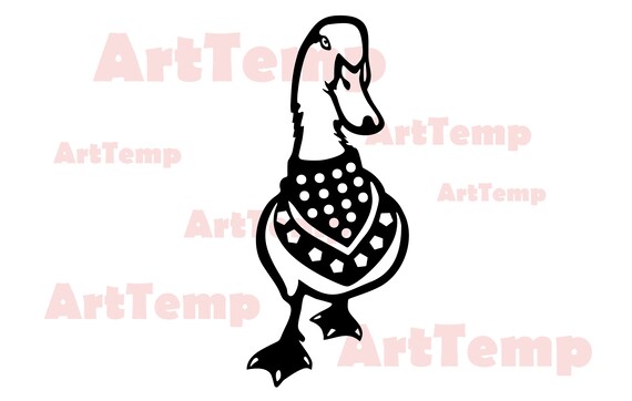 Pato SVG Pato DXF archivo de corte svg para cricut dxf para | Etsy