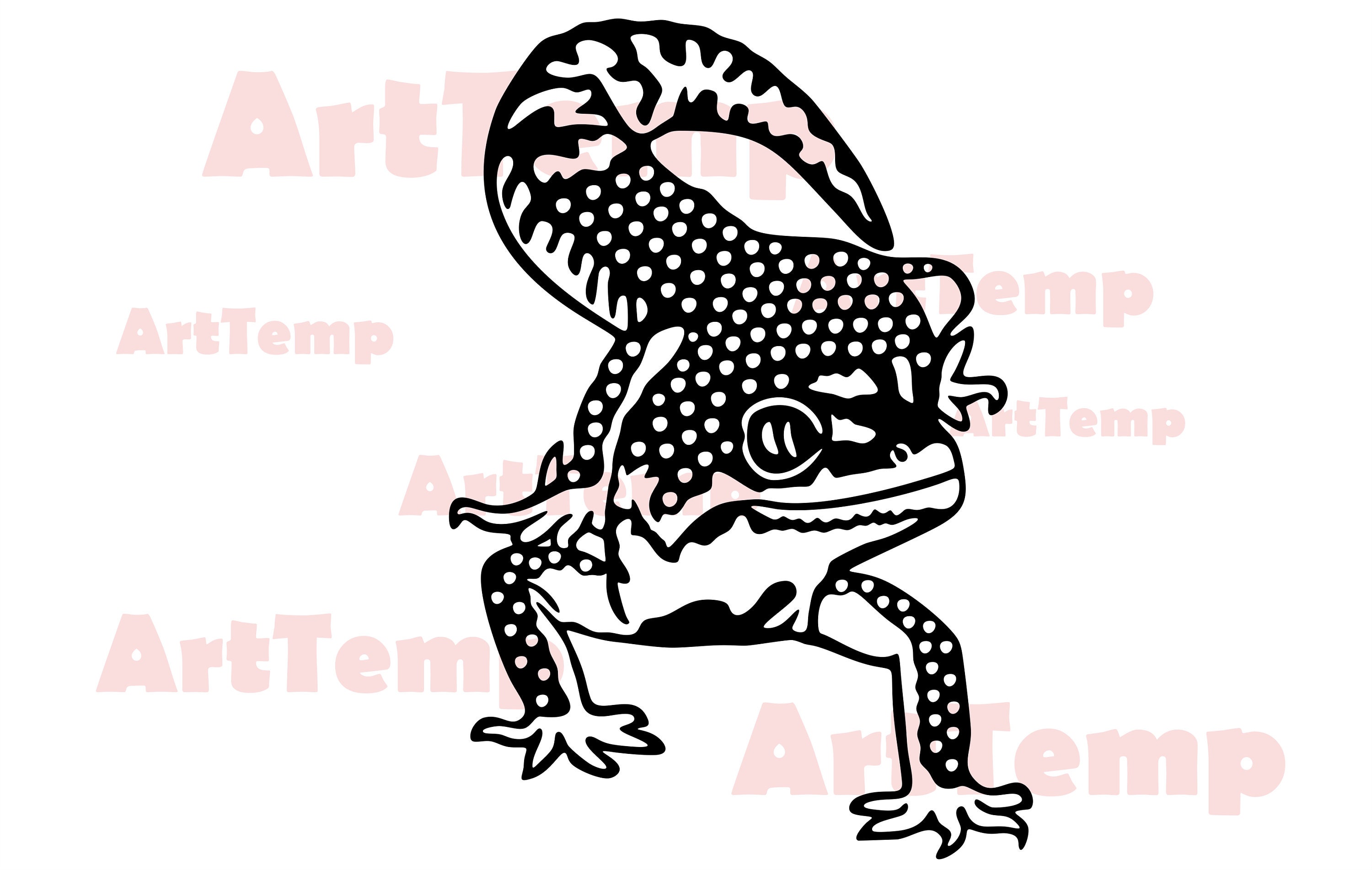 Gecko Svg Reptiles Svg for Cricut Dxf for Laser Cnc Plasma - Etsy