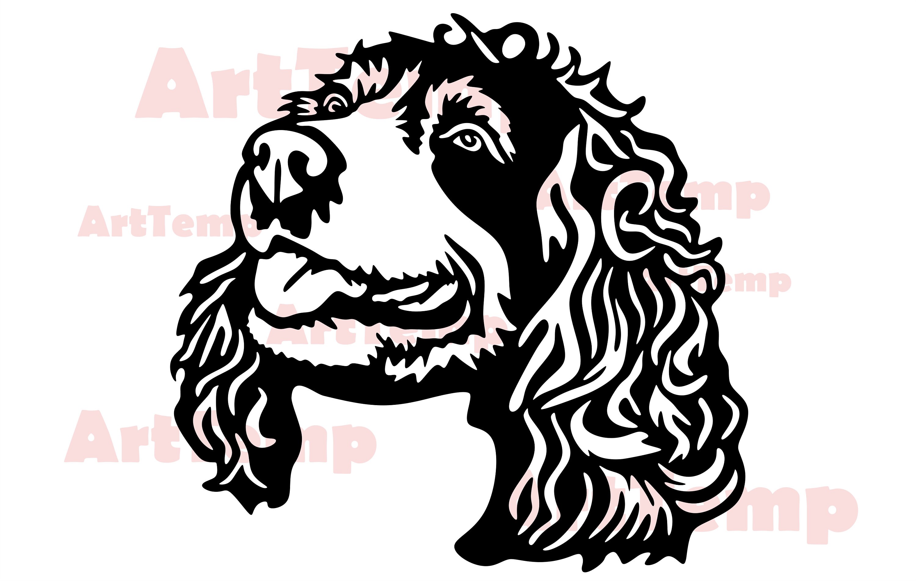 Cocker Spaniel SVG Dog Dxf Cut File Pet for Cricut Dxf for - Etsy