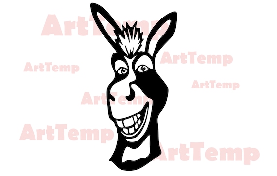 Shrek Donkey Silhouette