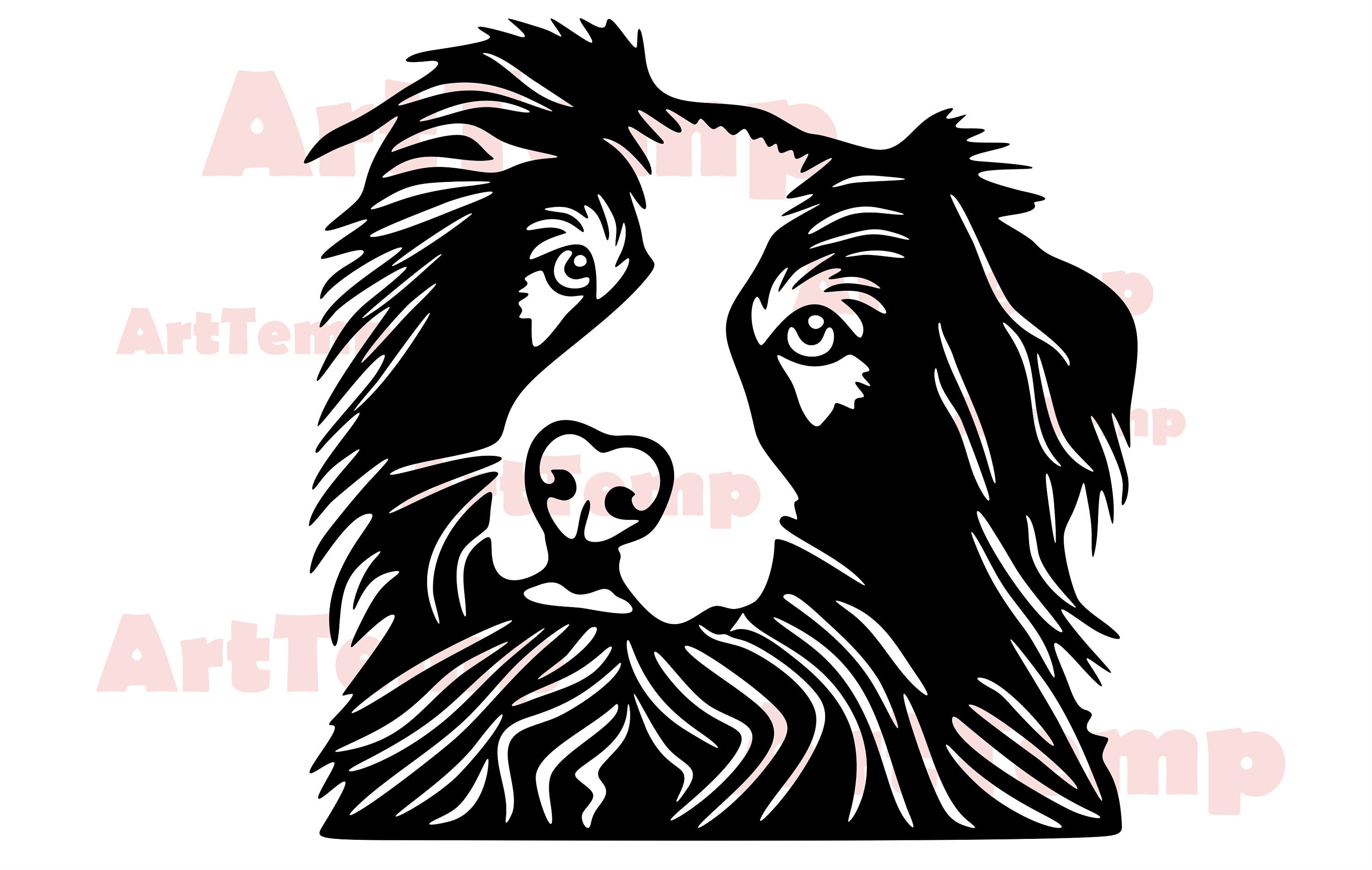 Australian Shepherd SVG Dog dxf cut file pet svg for cricut | Etsy