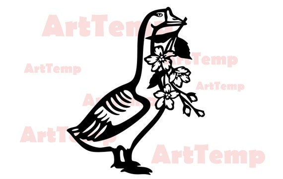Goose SVG Goose DXF svg for cricut dxf for laser cnc | Etsy