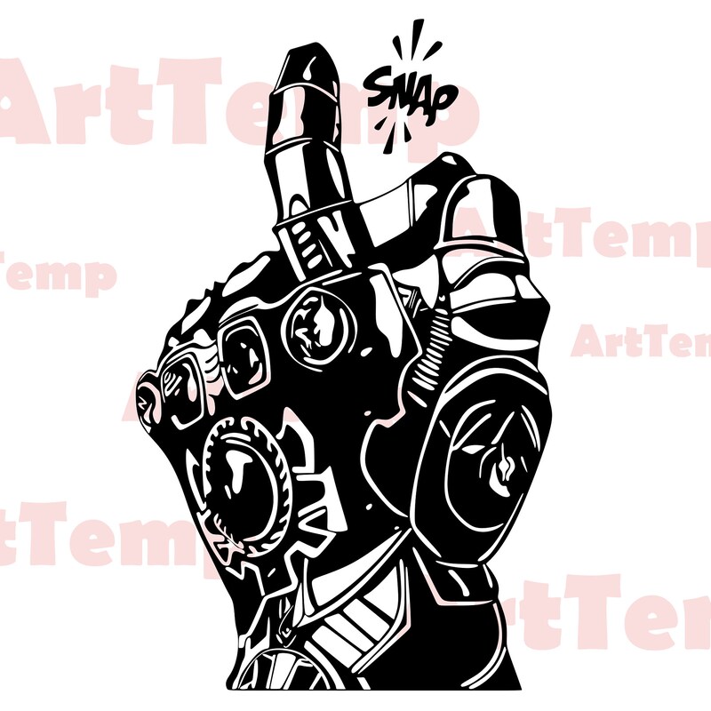 Iron Man Art Gauntlet - Etsy