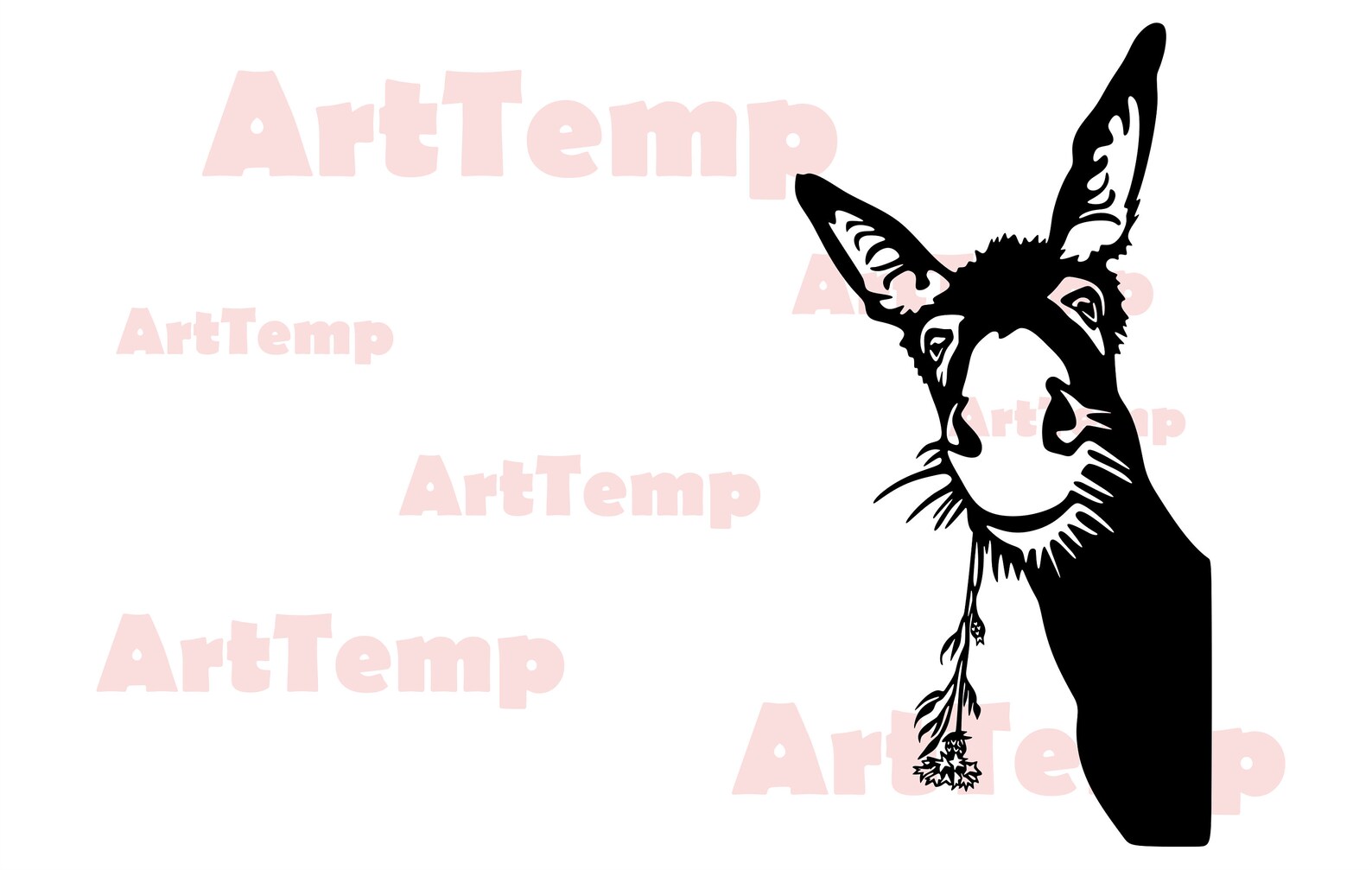 Donkey SVG farm Animal DXF cut file svg for cricut dxf for | Etsy