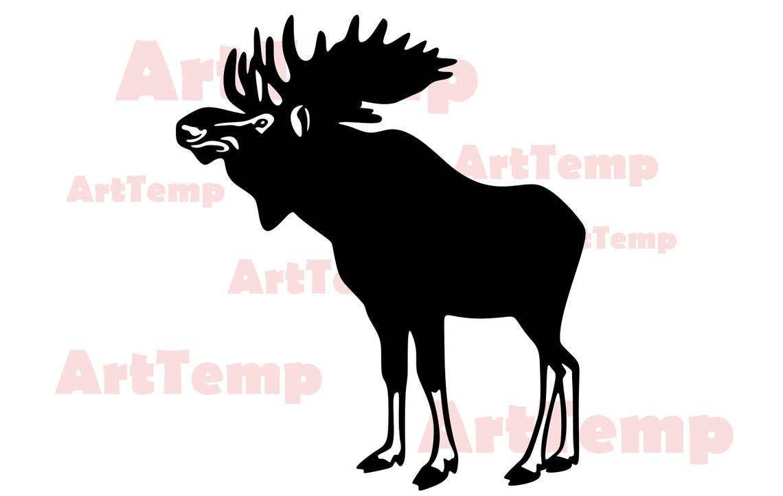 Wildlife Moose DXF Animals Cut File Laser Dxf for Plasma - Etsy