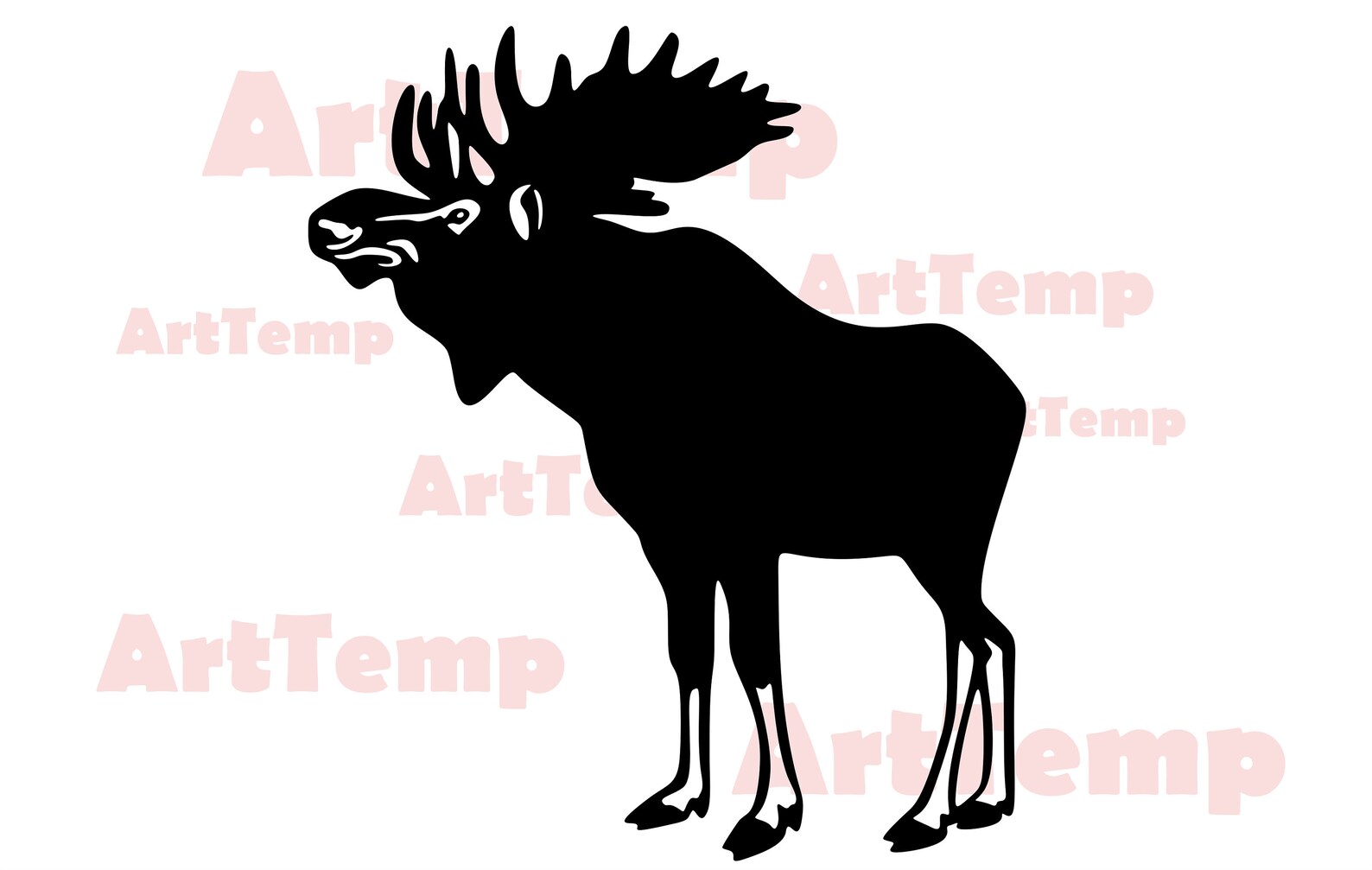 Wildlife Moose DXF Animals Cut File Laser Dxf for Plasma - Etsy