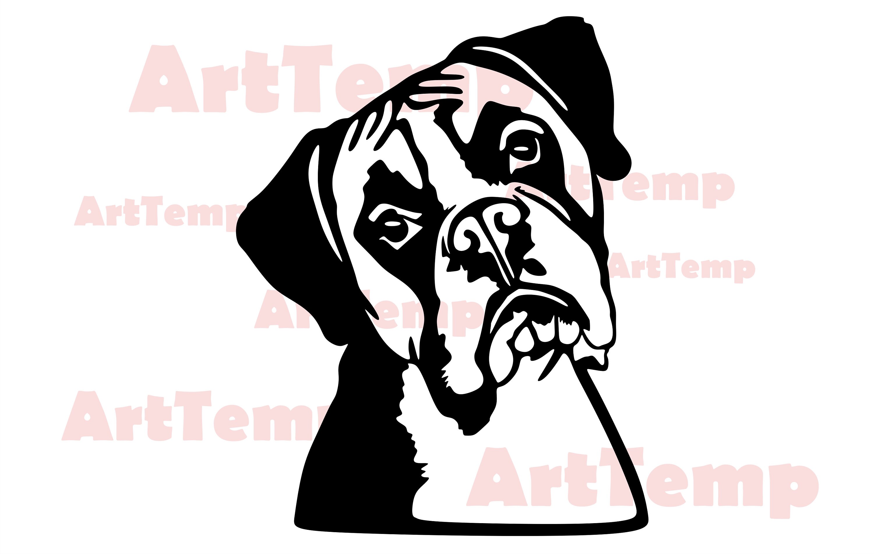 Bulldog SVG Dog Dxf Cut File Pet Svg for Cricut Dxf for | Etsy