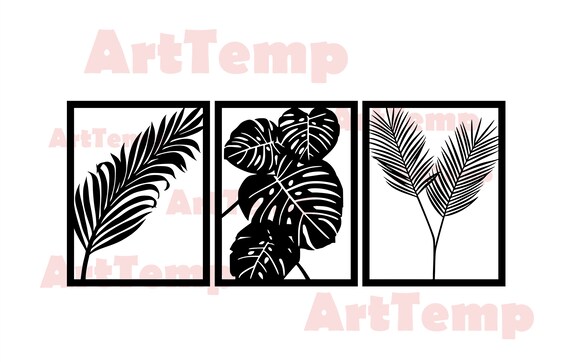 Craft Supplies & Tools Kits & How To Visual Arts Palm wall decoration ...