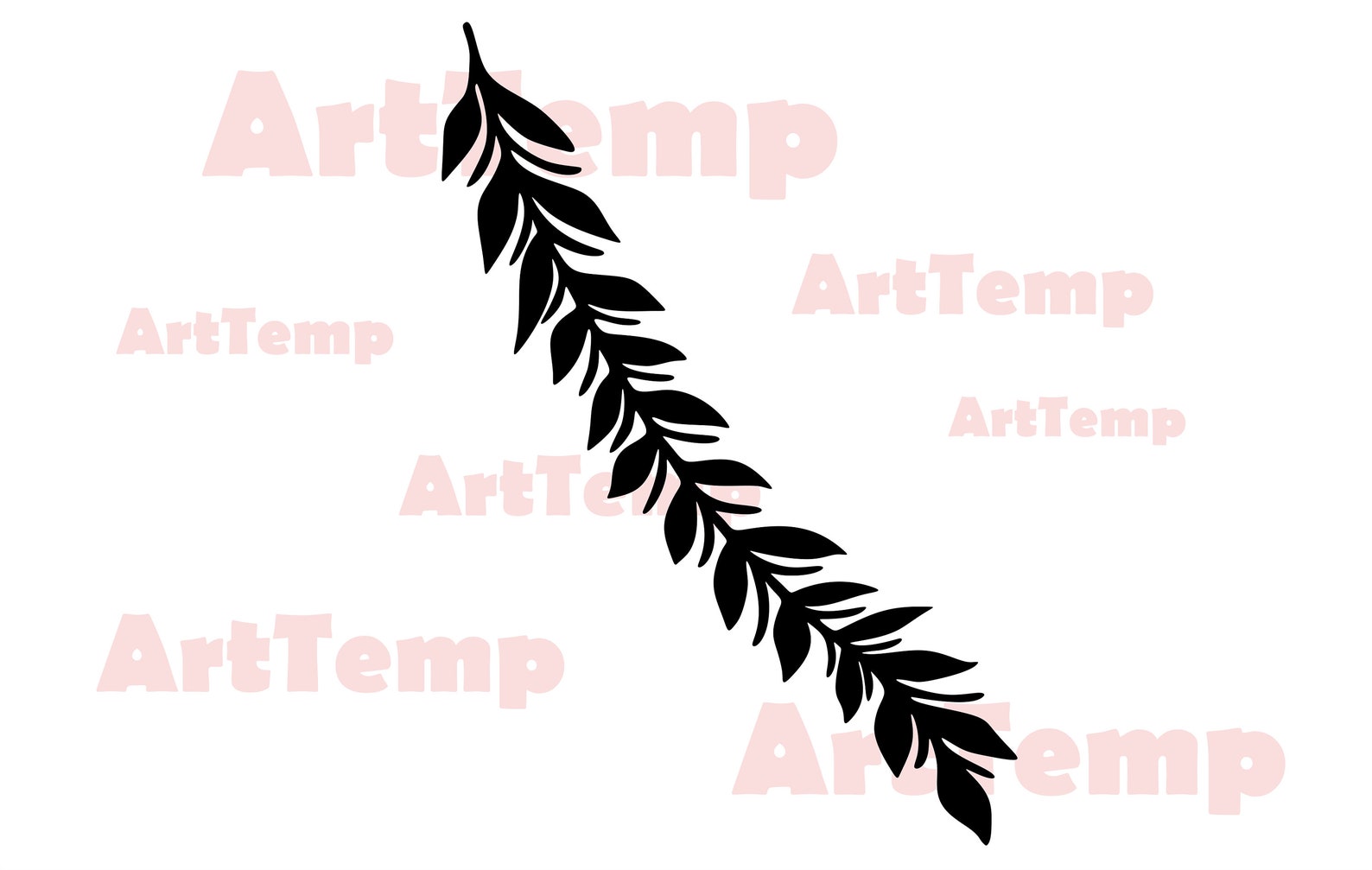 Branch With Leaves Svg Papercut Template Tree Silhouette | Etsy