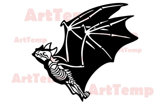 Bat SVG Halloween Vampire SVG Flittermouse Svg Funny Cut - Etsy