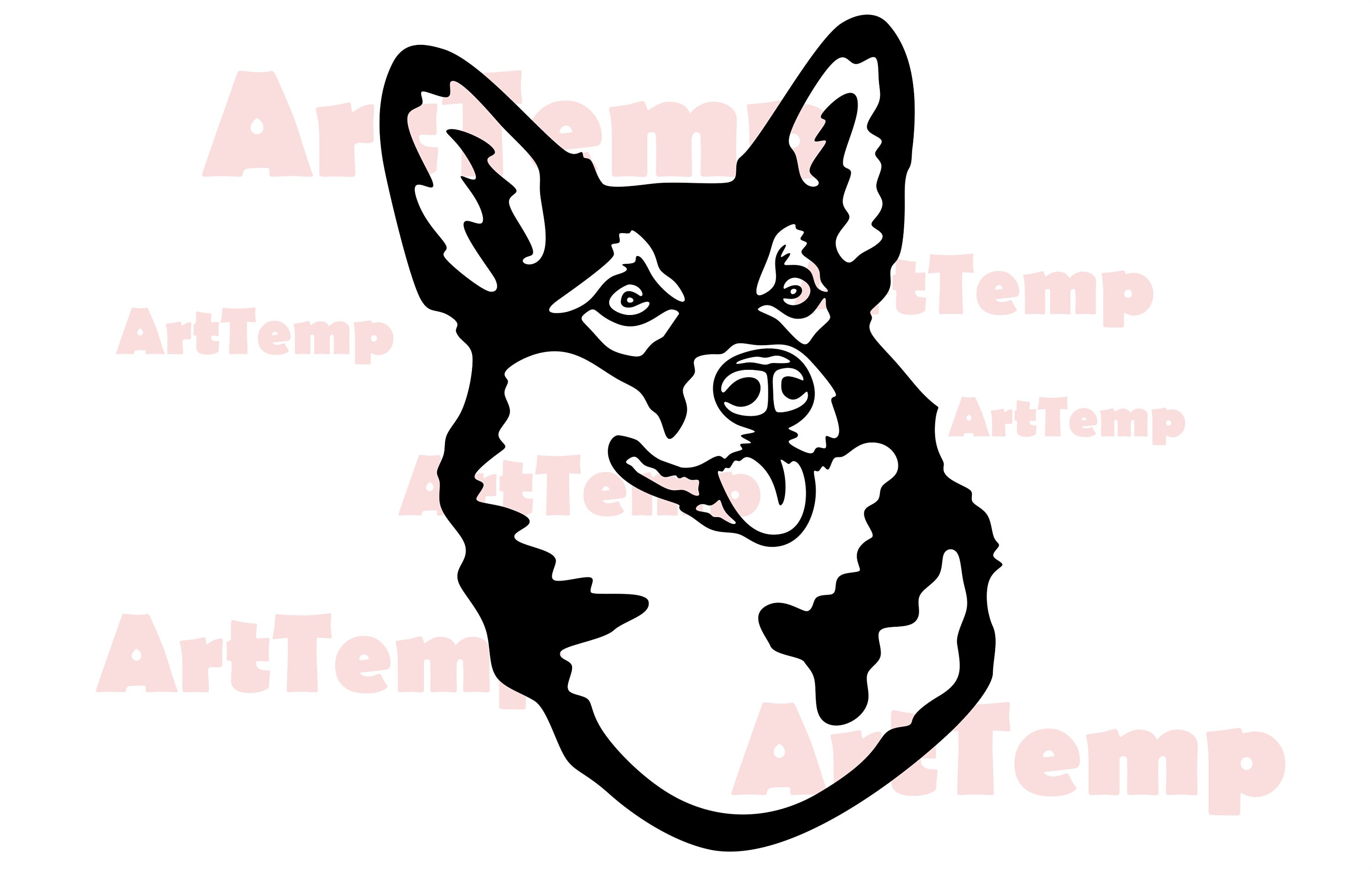 Corgi SVG Dog Dxf Cut File Pet Svg for Cricut Dxf for Laser - Etsy