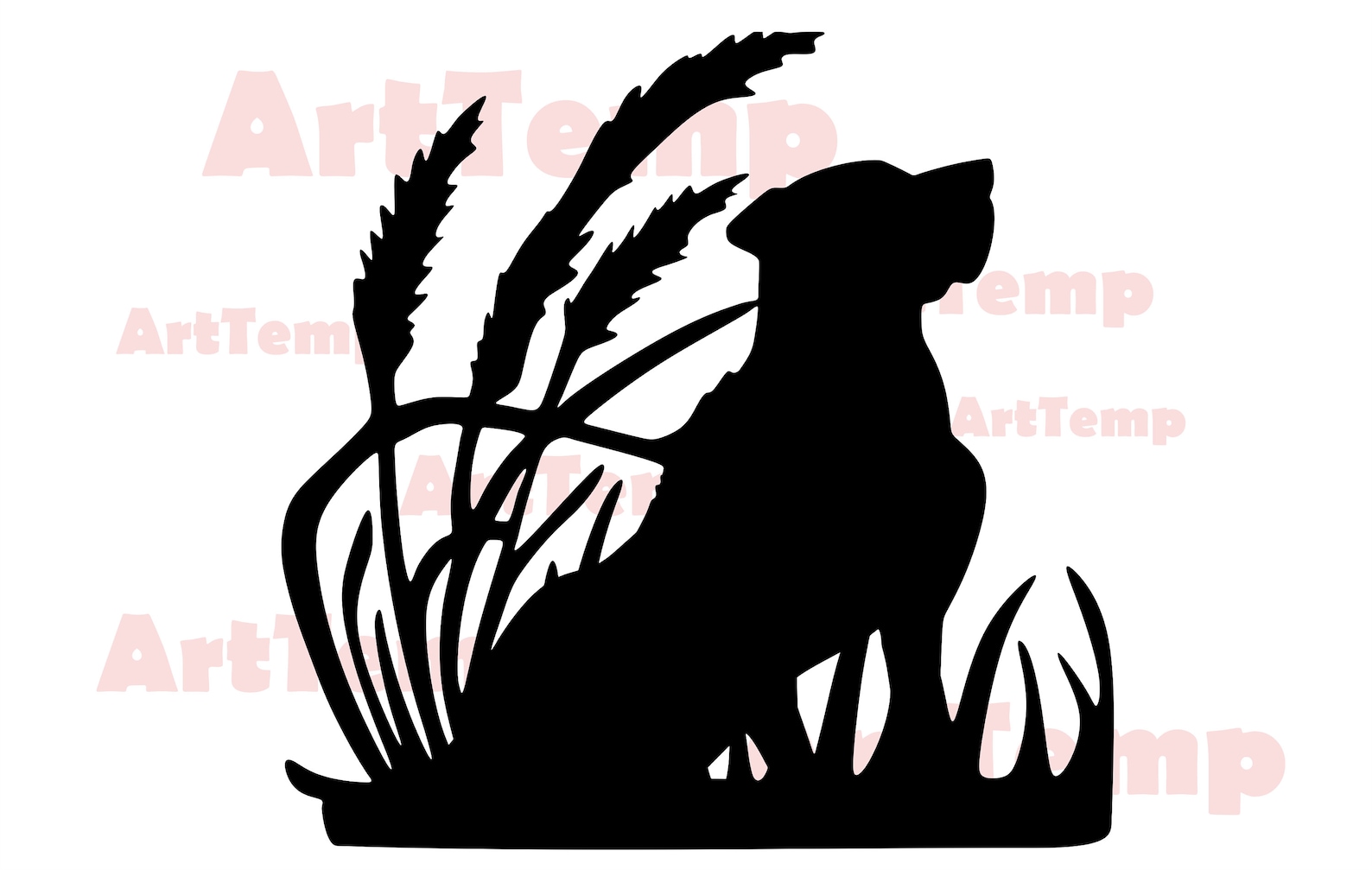 Hunting Dog SVG: Wildlife Scene Cut File for Cricut, CNC (digital ...