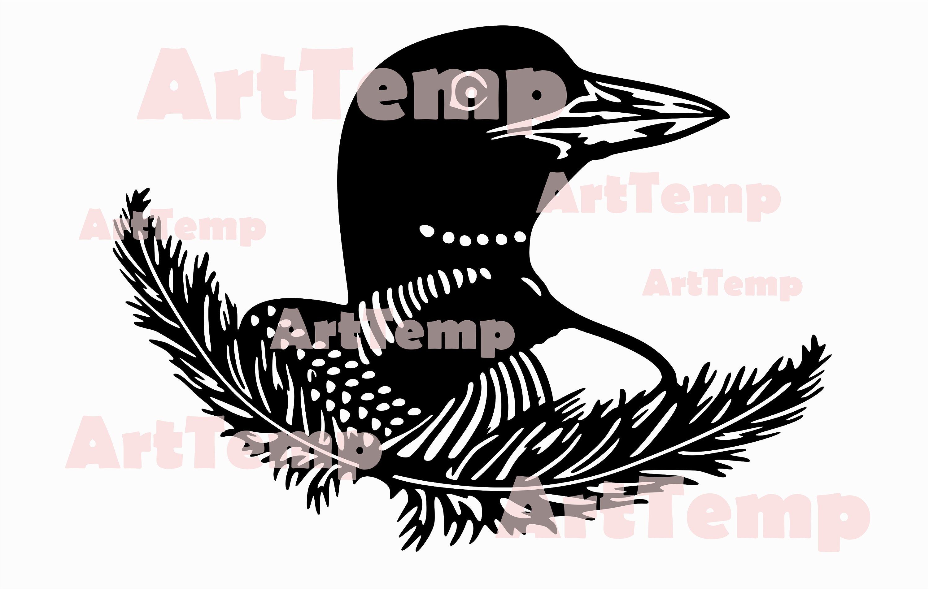 Wild Ducks DXF Loon DXF File Svg for Cricut Dxf for Laser - Etsy