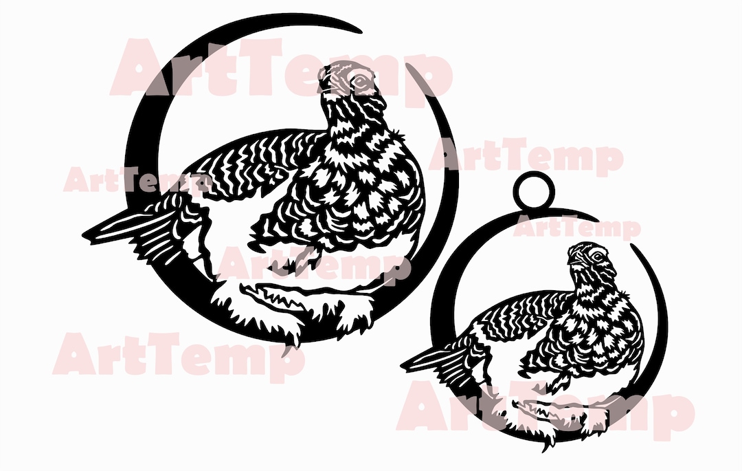 Partridge SVG, Hunting Clipart, Dxf Files for Plasma, Laser Cut, Dxf ...