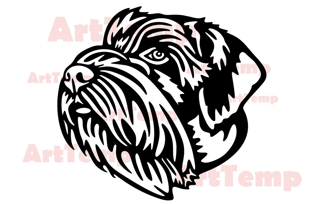 Drahthaar SVG, Dog Dxf Cut File, Pet for Cricut, Dxf for Laser Cnc ...