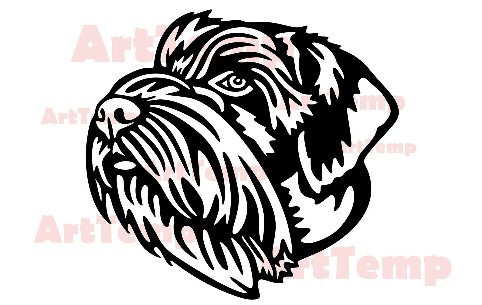 Drahthaar SVG Dog Dxf Cut File Pet for Cricut Dxf for Laser - Etsy