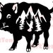 Boar SVG DXF, Wild Hog Pig Cut File Laser, Dxf for Plasma, Boar Cnc ...