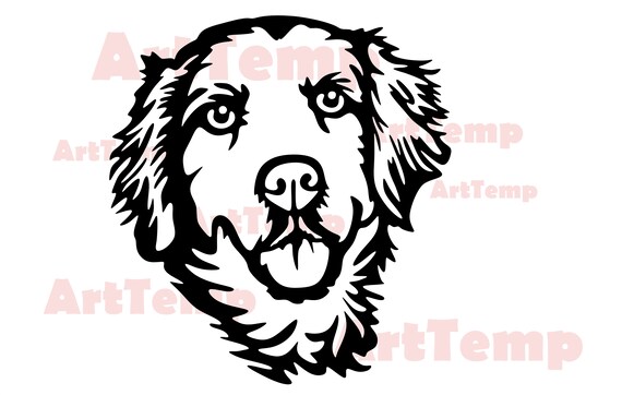 Golden Retriever SVG Dog Dxf Cut File Pet Svg for Cricut | Etsy