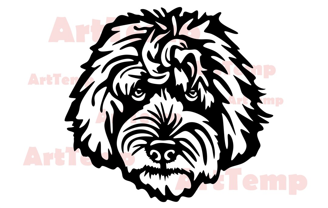 Labradoodle Svd,dxf Cut File, Pet Svg for Cricut, Dxf for Laser Cnc ...