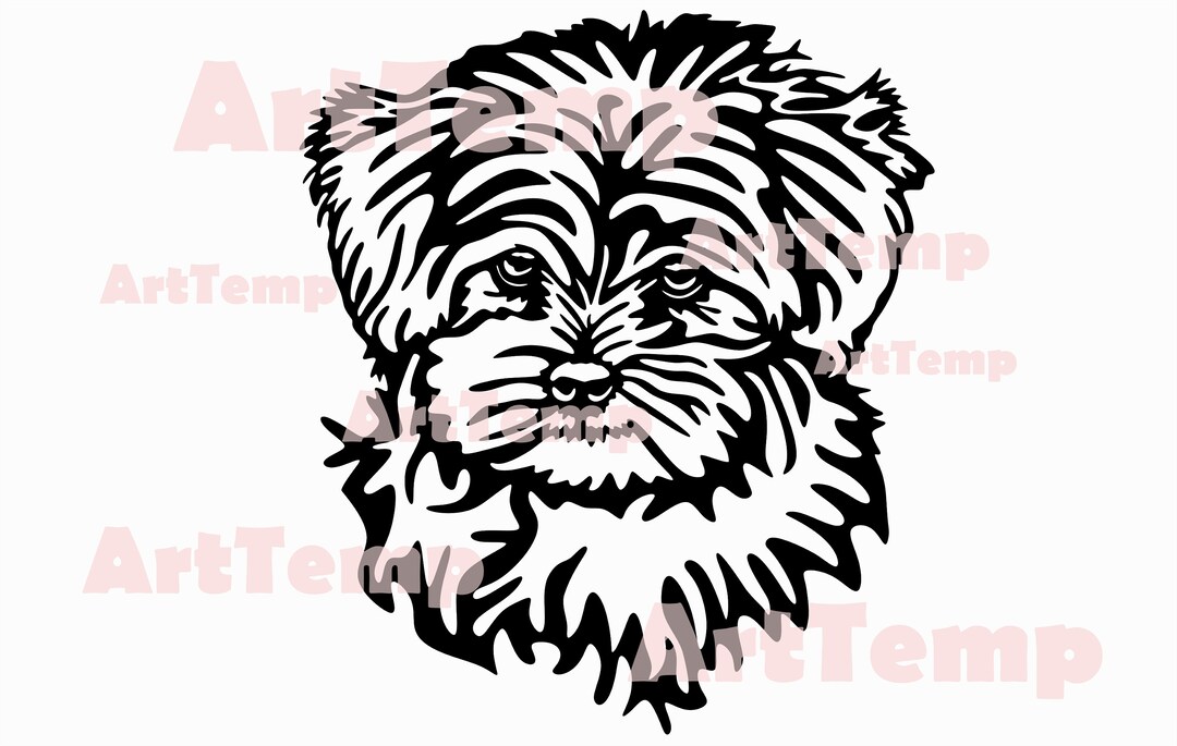 Maltese Dog SVG, Dog Dxf Cut File, Pet Svg for Cricut, Dxf for Laser ...
