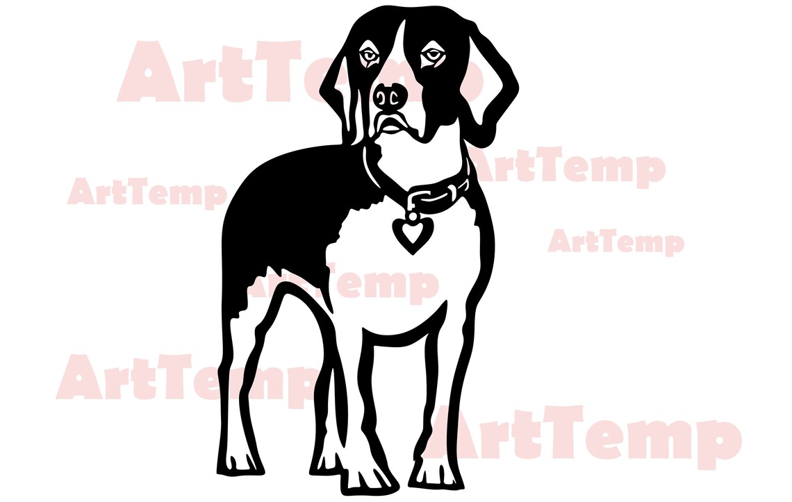 Beagle SVG Dog Dxf Cut File Pet Svg for Cricut Dxf for - Etsy