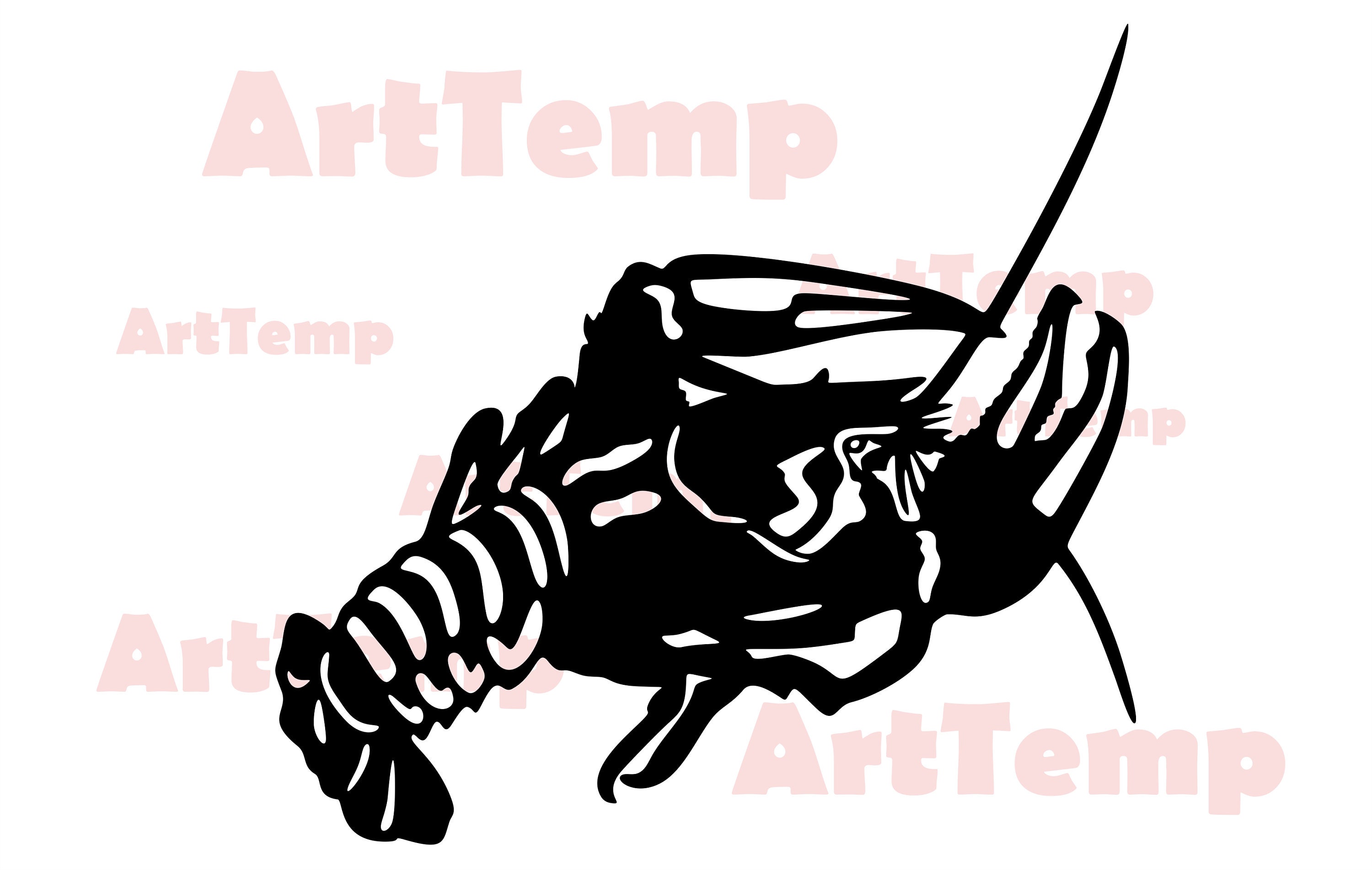 Lobster Svgcut File Svg for Cricut Dxf for Laser Cnc - Etsy