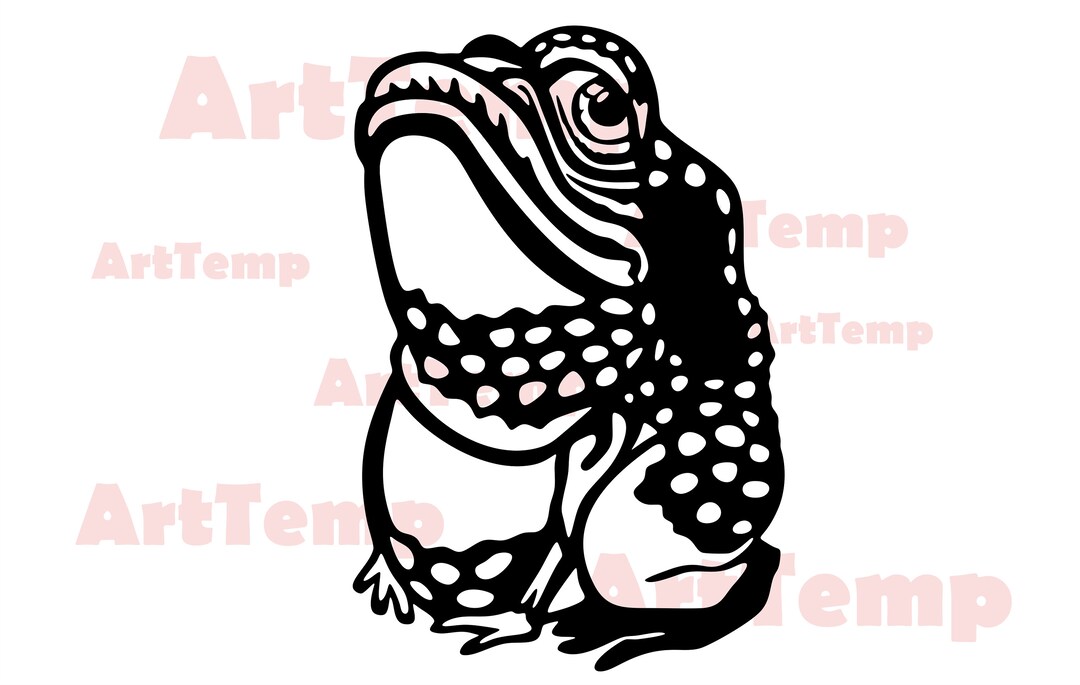 Frog Svg,cut File, Svg for Cricut, Dxf for Laser Cnc, Plasma, Papercut ...