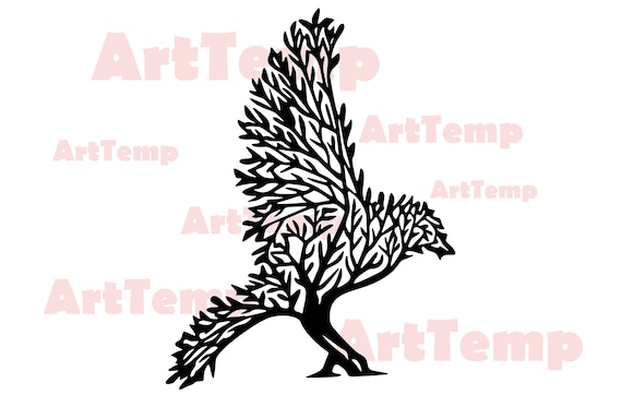 Bird Svg Tree Stake DXF Cut File Laser Dxf for Plasma Bird - Etsy