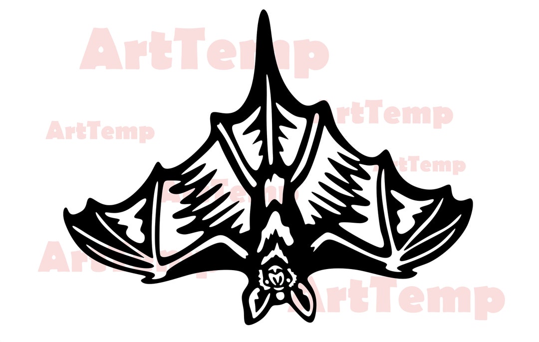 Bat SVG, Halloween Vampire SVG, Flittermouse Svg, Funny Cut File, Svg ...