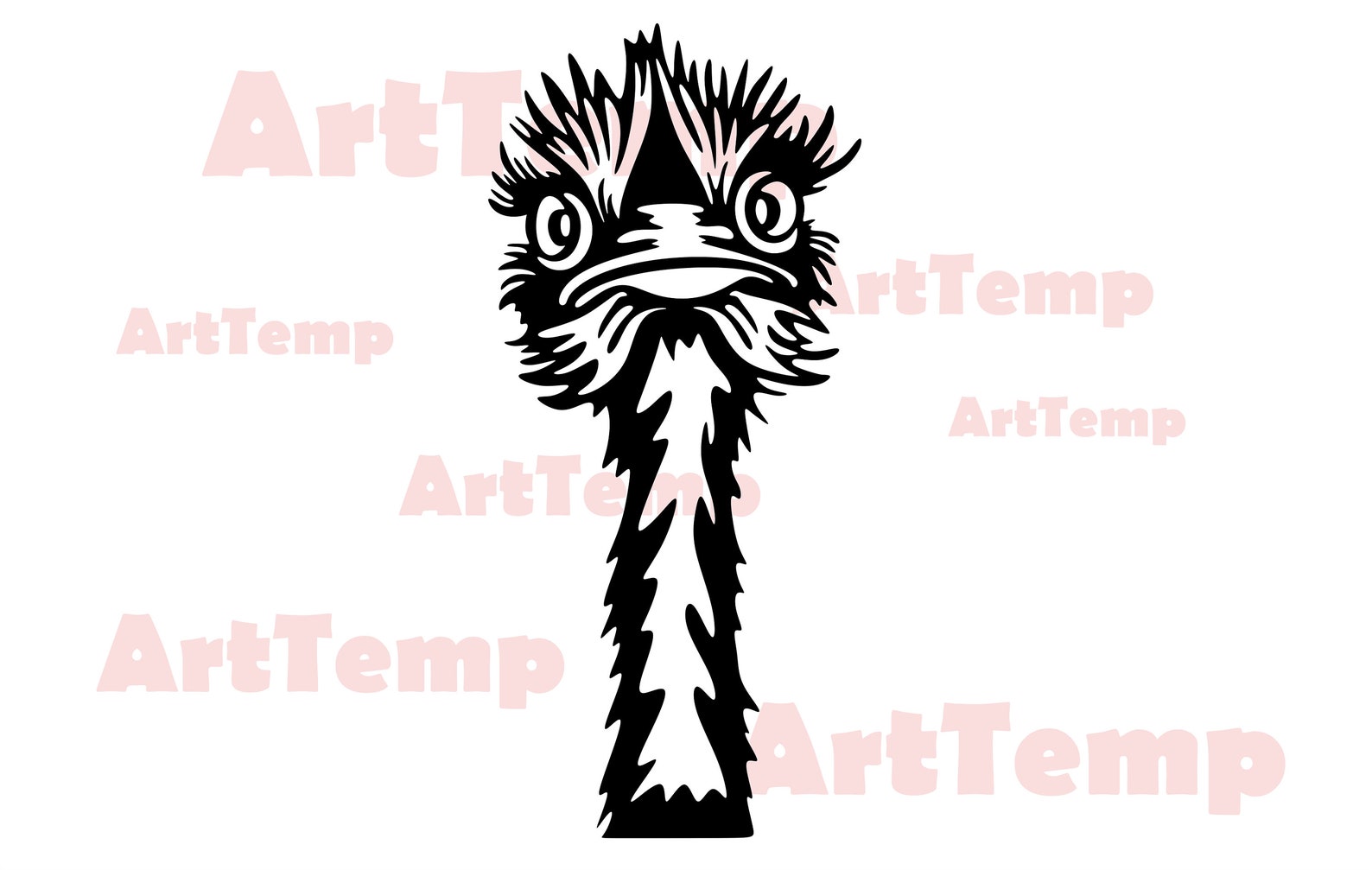Ostrich SVG Animals DXF Cut File Svg for Cricut Dxf for - Etsy