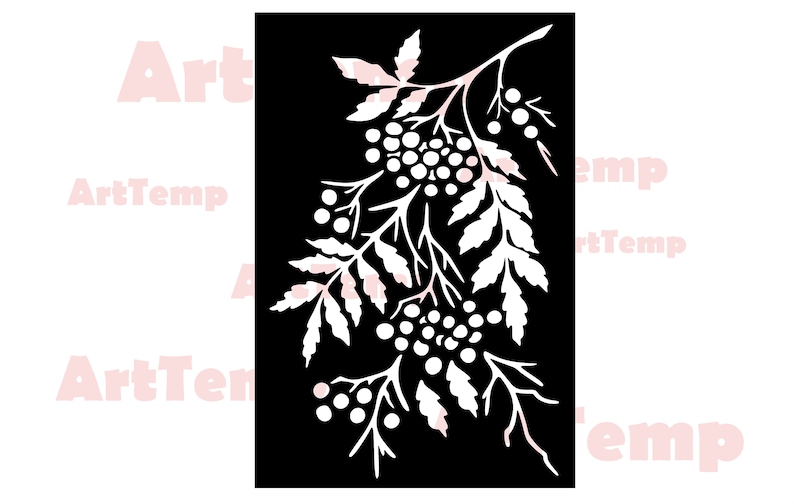 Rowan panel svg Tree Privacy Screen cut file svg for cricut | Etsy