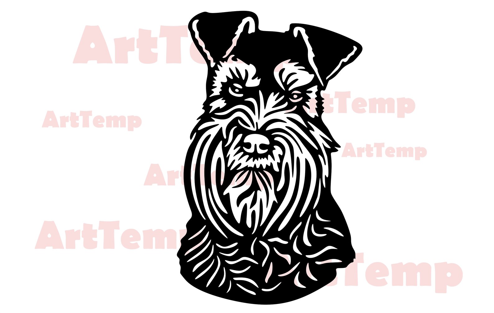 Miniature Schnauzer SVG Dog Dxf Cut File Pet Svg for Cricut | Etsy