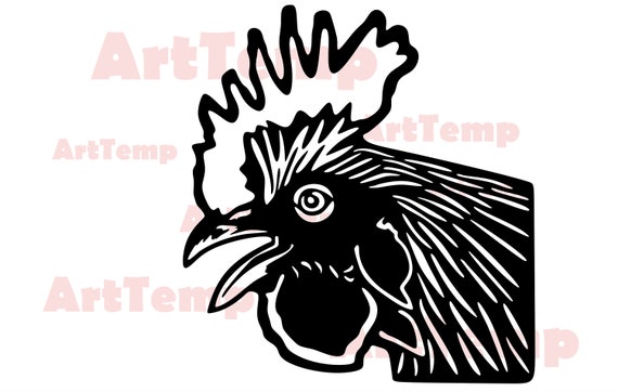 Hahn svg Huhn svg Hahn dxf Peeking SVG für Cricut Farm | Etsy Österreich