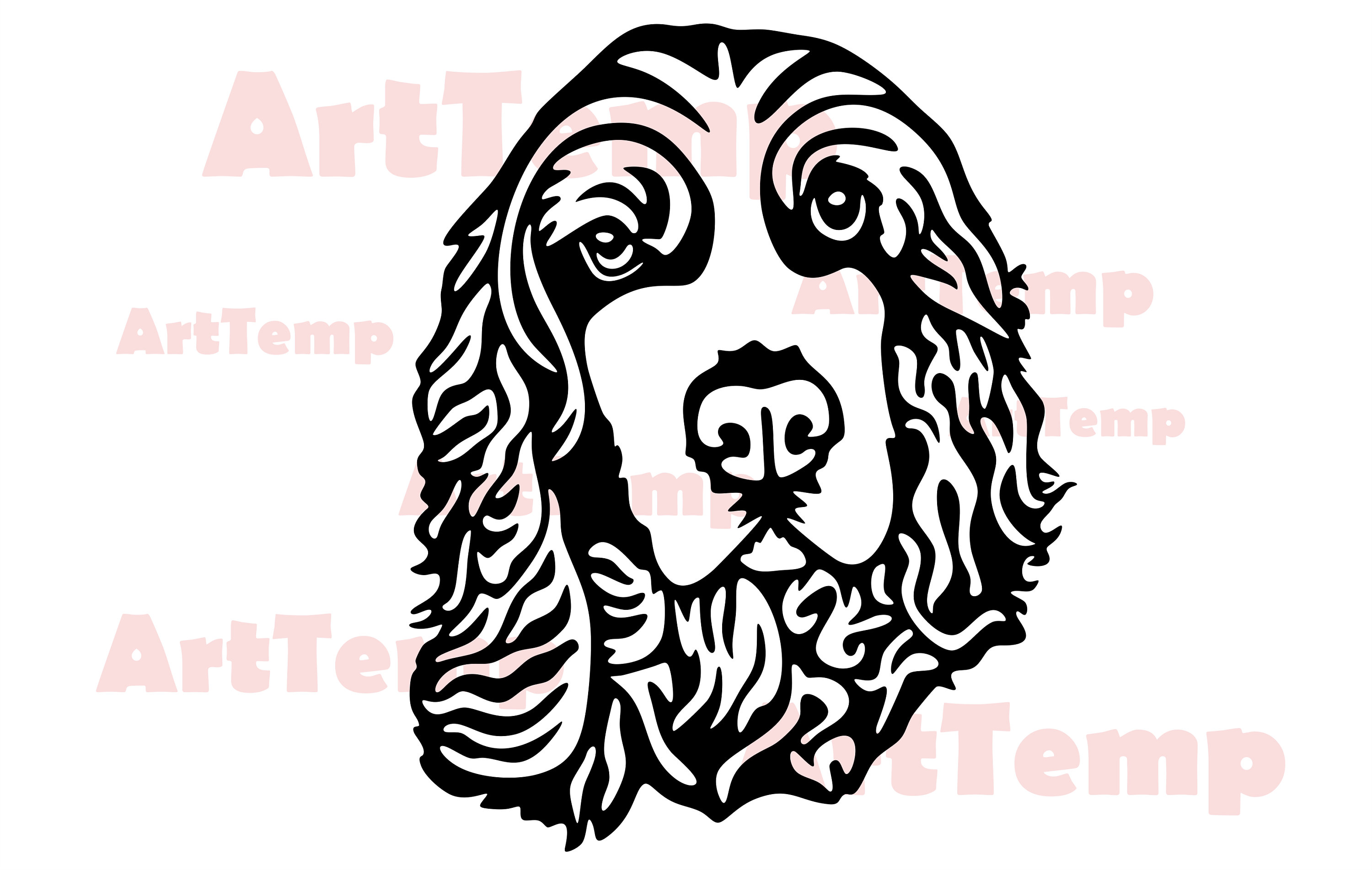 Cocker Spaniel SVG Dog Dxf Cut File Pet for Cricut Dxf for | Etsy Canada