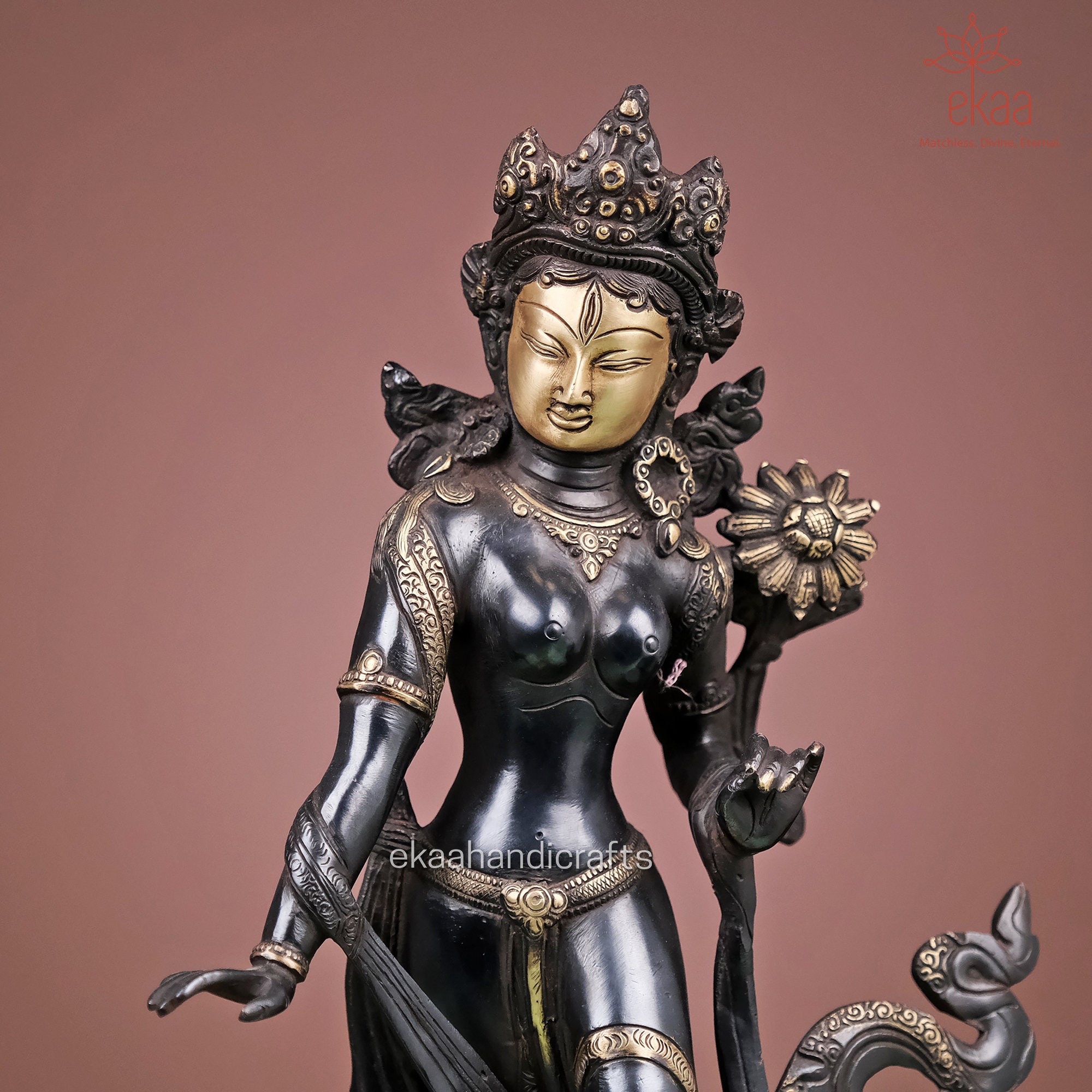 Brass Tara Statue Standing Tara Statue 38 CM Tibetan - Etsy