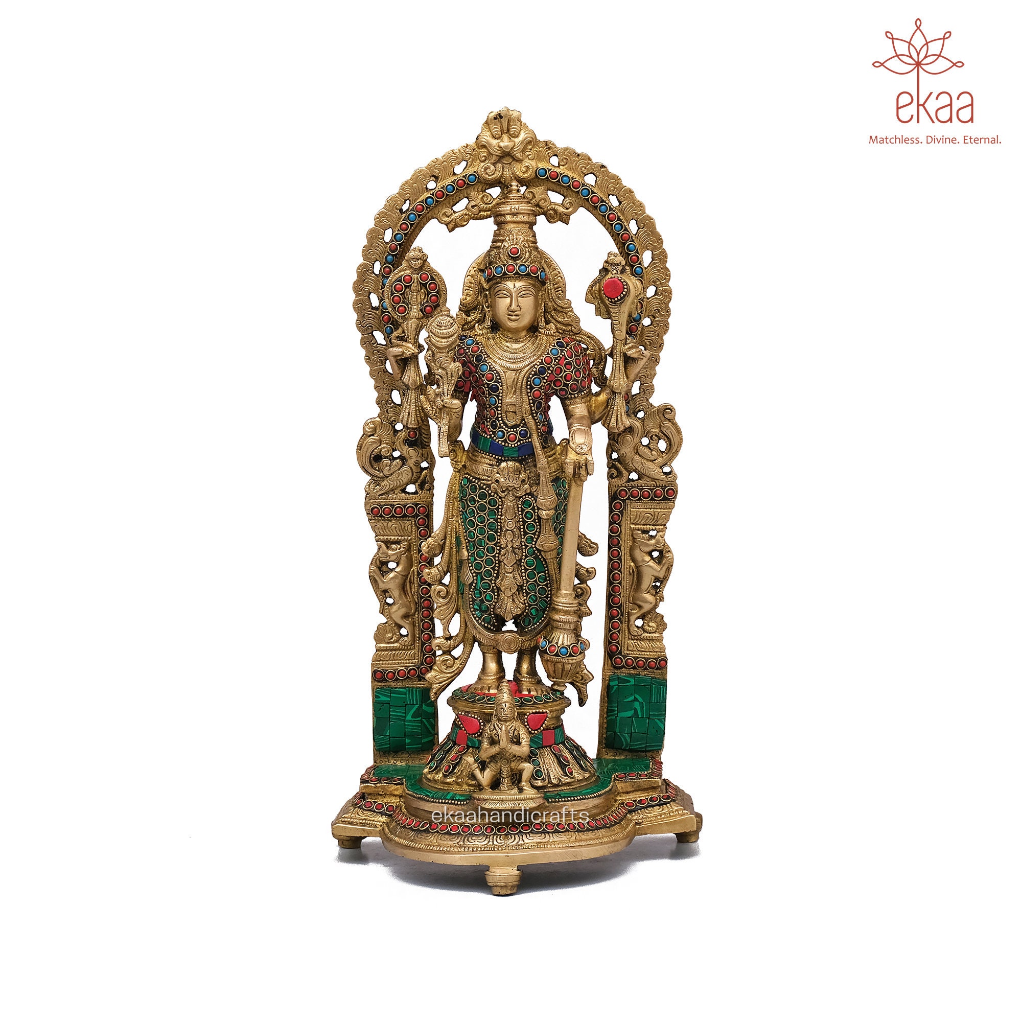 Lord Vishnu Narayan Idol Big Large Size Standing Vishnu | Etsy