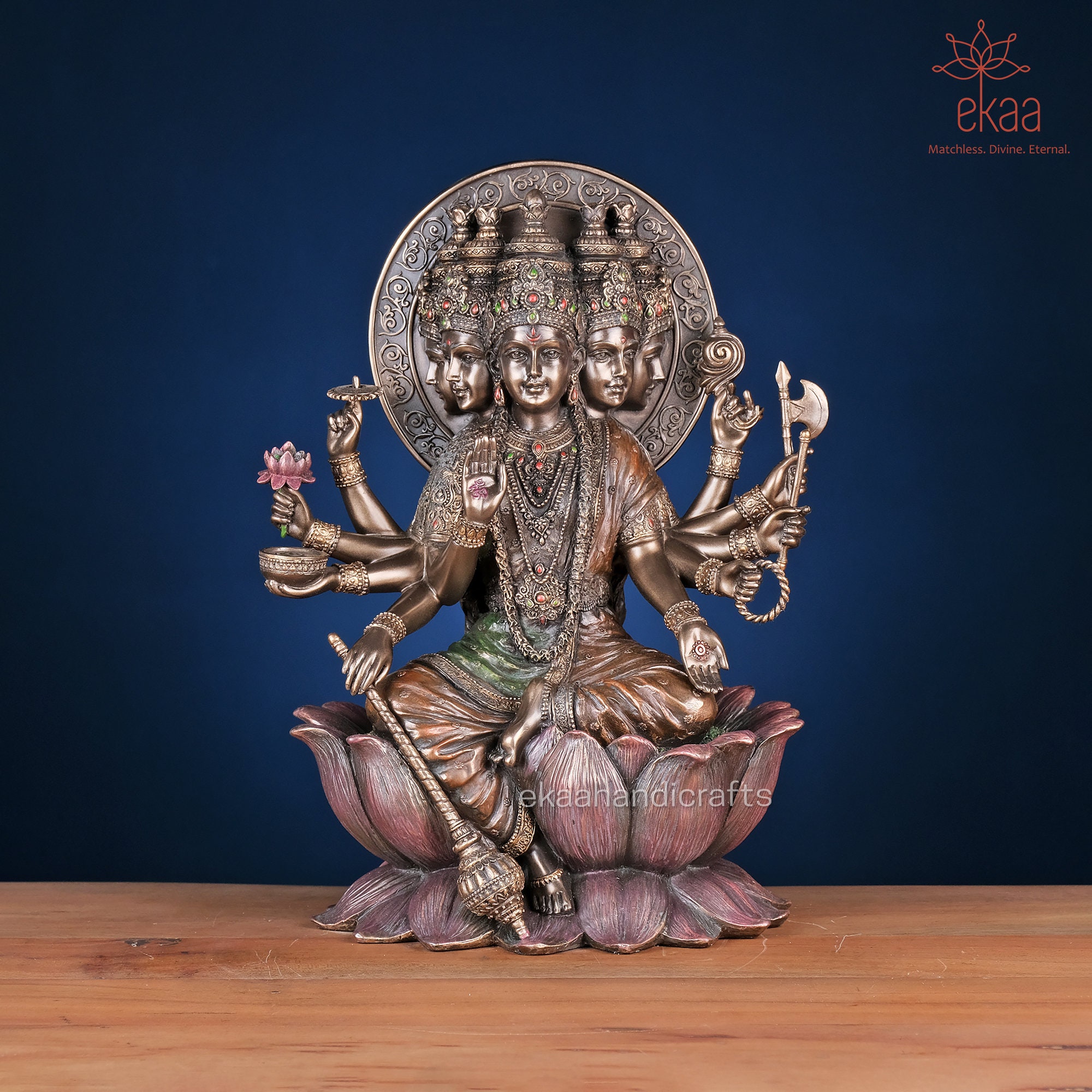 Gayatri Statue Goddess Gayatri Idol 10 Maa Gayatri - Etsy