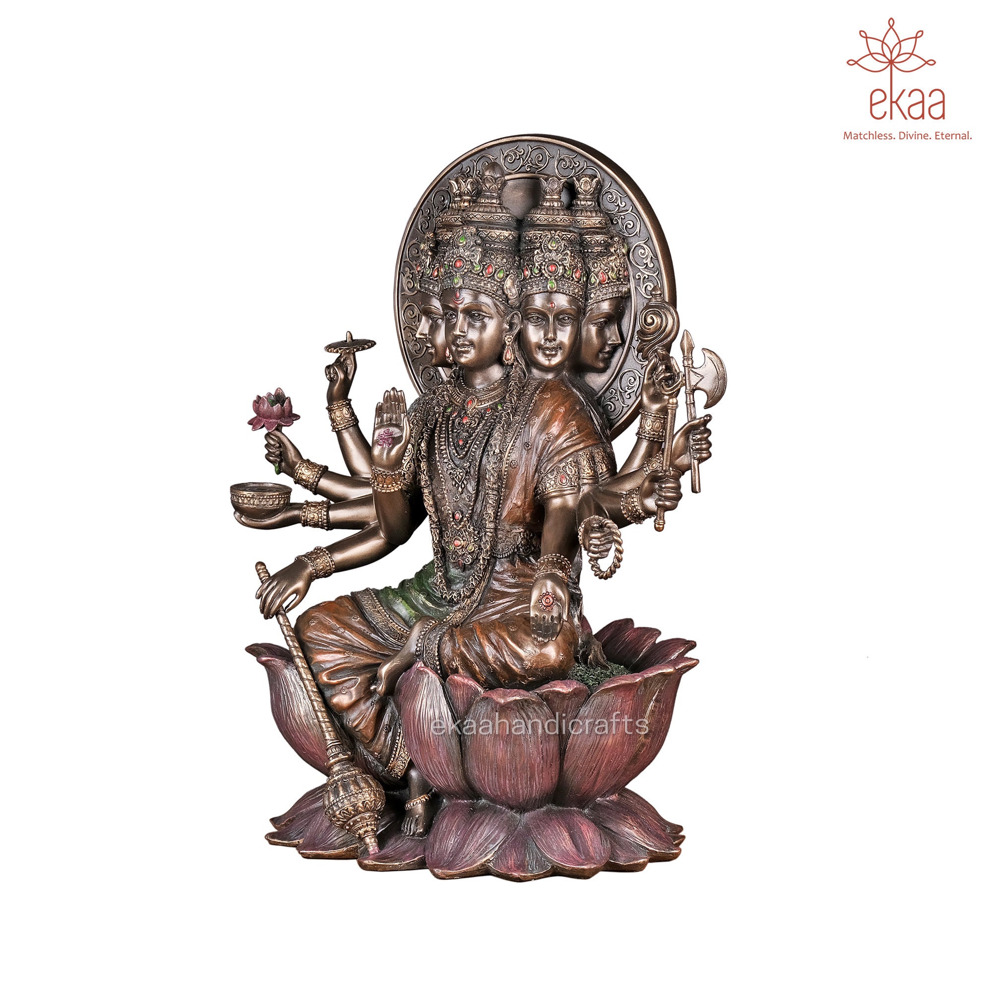 Gayatri Statue Goddess Gayatri Idol 10 Maa Gayatri - Etsy