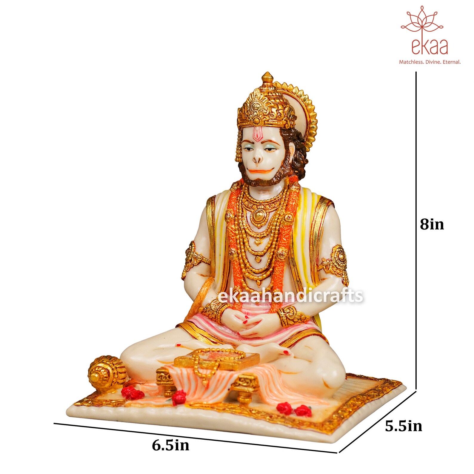 Hanuman Statue 20 CM Meditating Lord Hanuman Idol Rama - Etsy