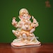 Lord Ganesha Statue for Temple, Ganesha Hand Painted Cultured Marble ...