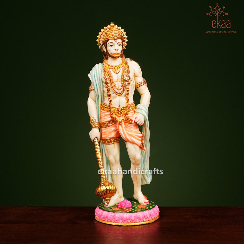 Hanuman Ji Statue Large Size 28CM Standing Lord Hanuman - Etsy