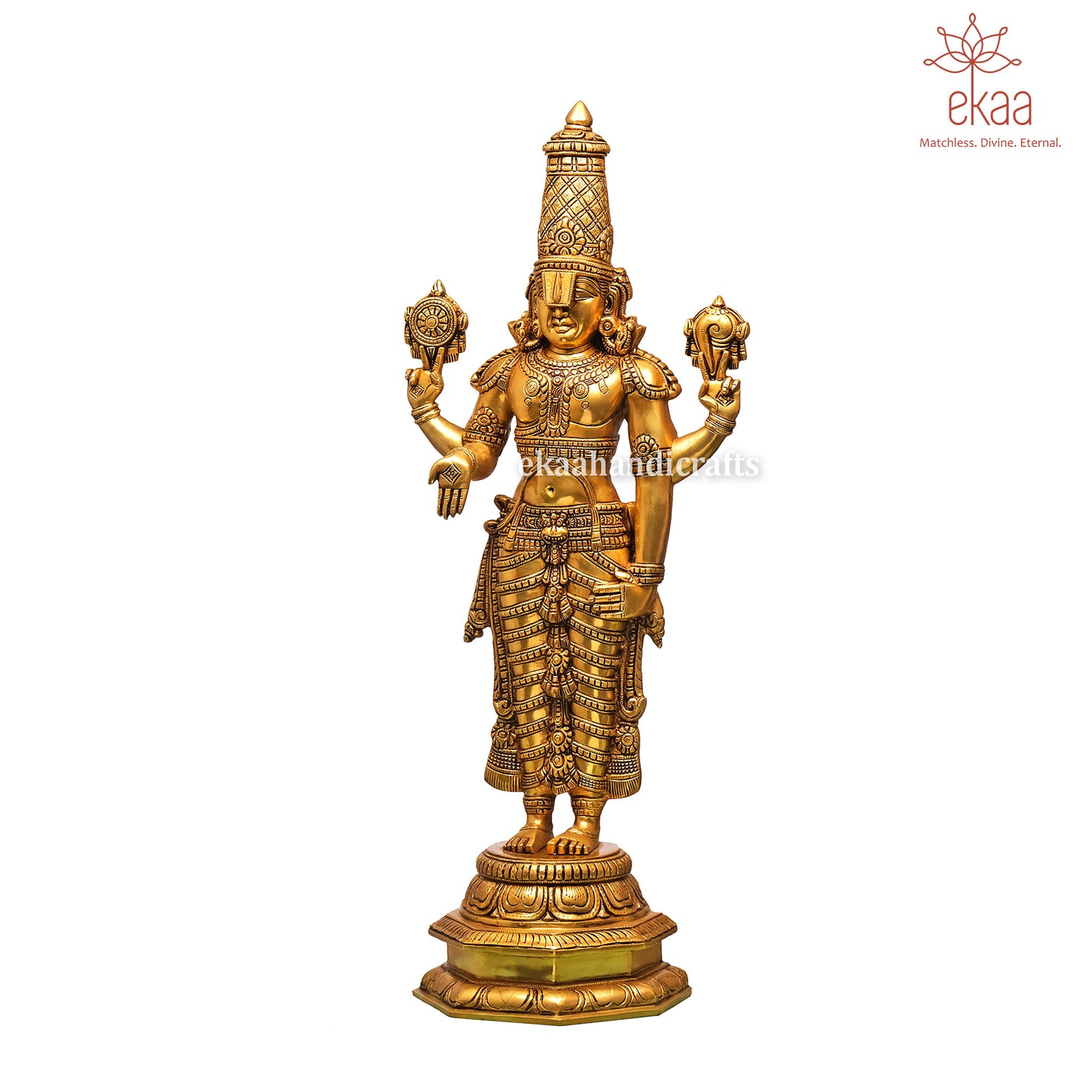 Tirupati Balaji Statue in Brass 85 CM Lord Balaji Idol for - Etsy