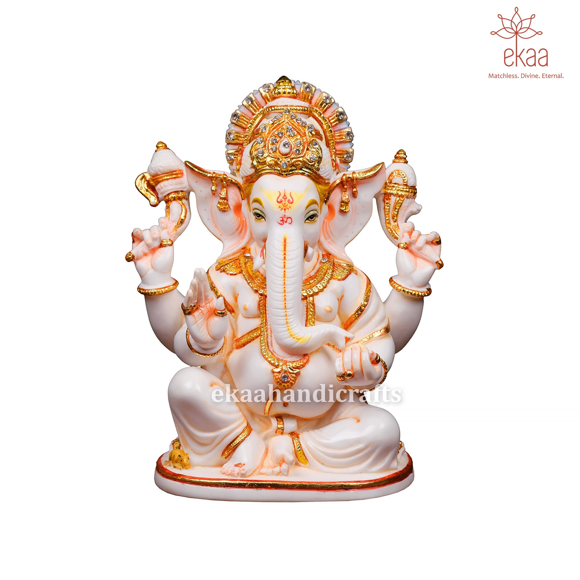 Lord Ganesha Statue for Temple Ganesha Statue Idol for Home - Etsy