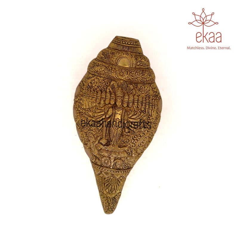 Brass Vishwaroopam Shank Sacred Emblem of Lord Vishnu War - Etsy