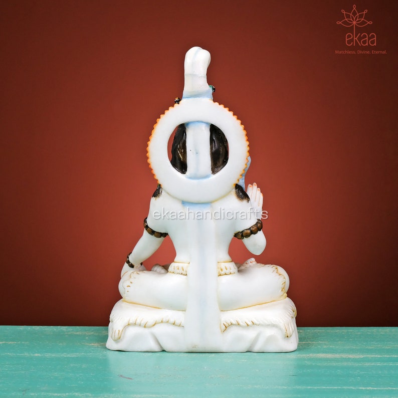 Marble Lord Shiva Statue 30CM Siva Mahadev Mahadeva Rudra - Etsy India