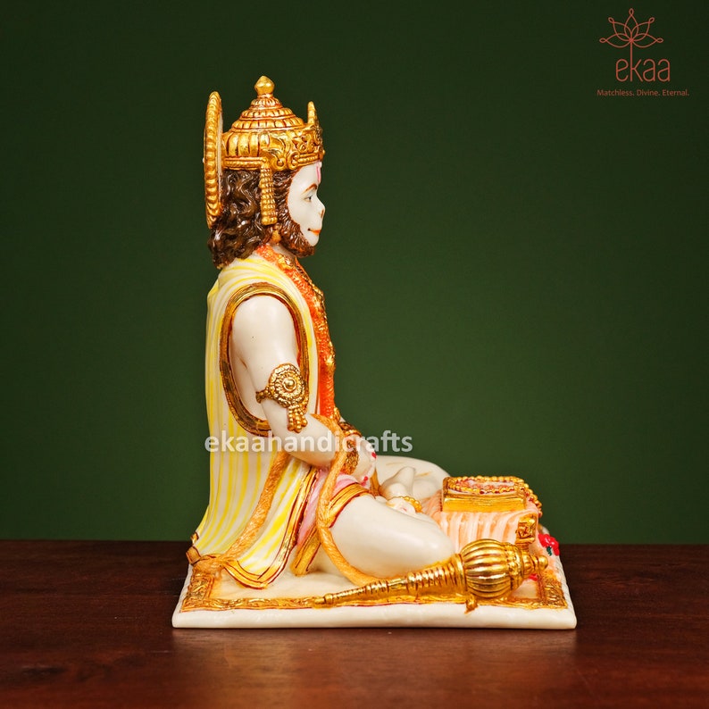 Hanuman Statue 20 CM Meditating Lord Hanuman Idol Rama - Etsy