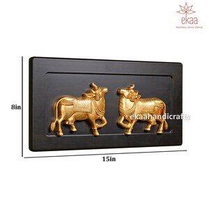 Brass Cow Wall Hanging, 20CM Holy Cow Home Decor, Showpiece for Home ...