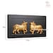 Brass Cow Wall Hanging, 20CM Holy Cow Home Decor, Showpiece for Home ...