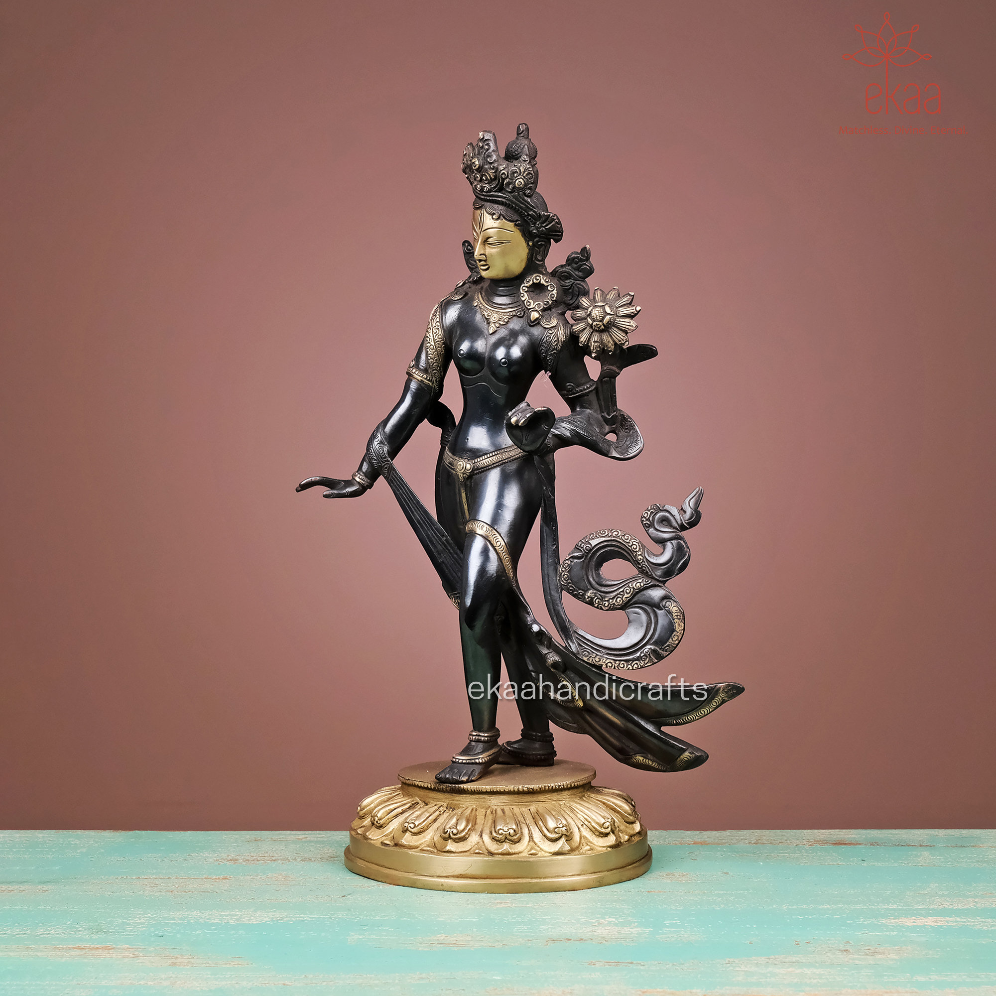 Brass Tara Statue Standing Tara Statue 38 CM Tibetan - Etsy