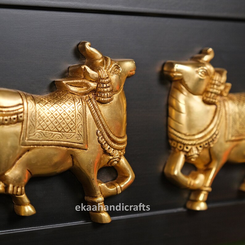 Brass Cow Wall Hanging 20CM Holy Cow Home Decor Showpiece - Etsy